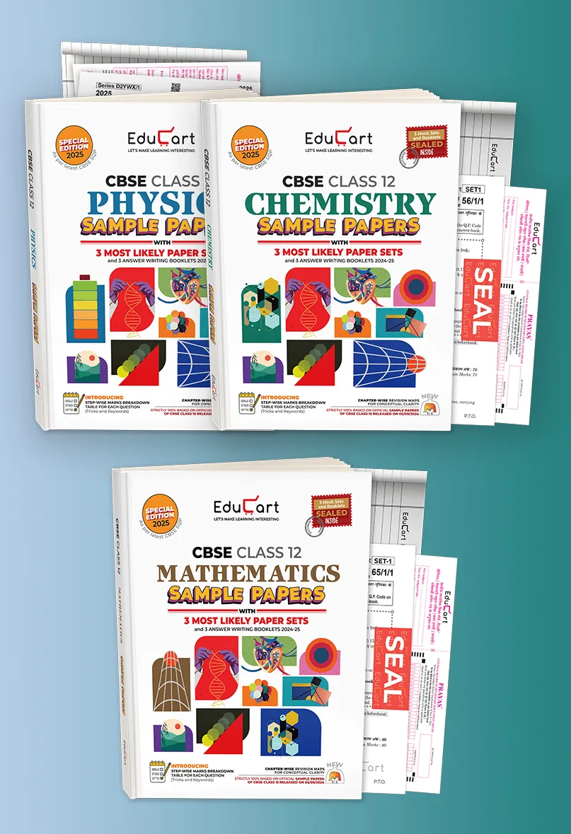Educart CBSE Class 12 Sample Papers Bundle 2024-25: PCM Educart CBSE Class 12 Sample Papers Bundle 2024-25: PCM
